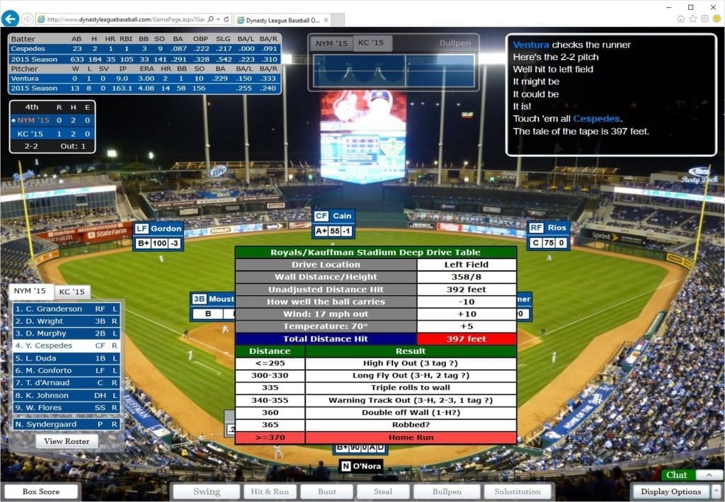 Dynasty League Baseball Online: A Good Online Based Text-Sim ...
