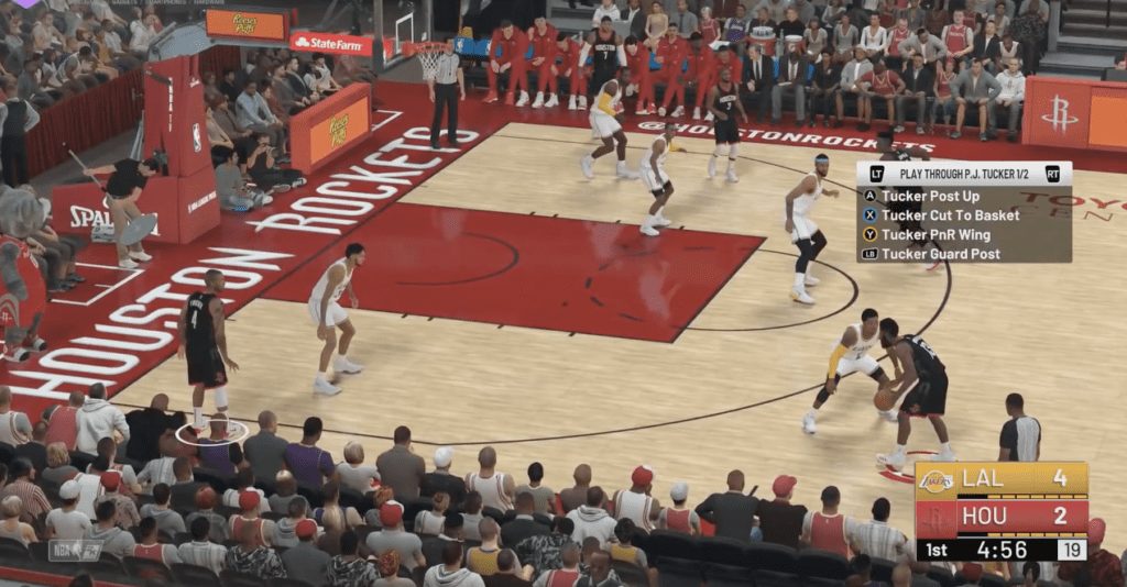 NBA 2K19 Gameplay Video - Lakers vs. Rockets - Operation Sports
