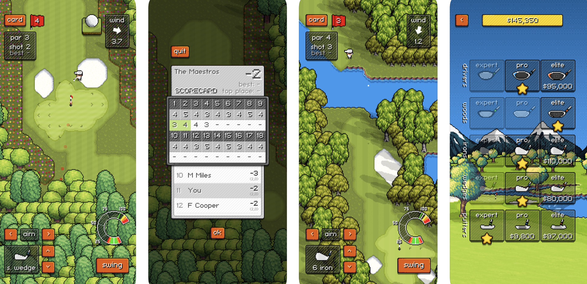 Pixel Pro Golf Available For iOS Devices - 16 Courses of Pixel-Art ...
