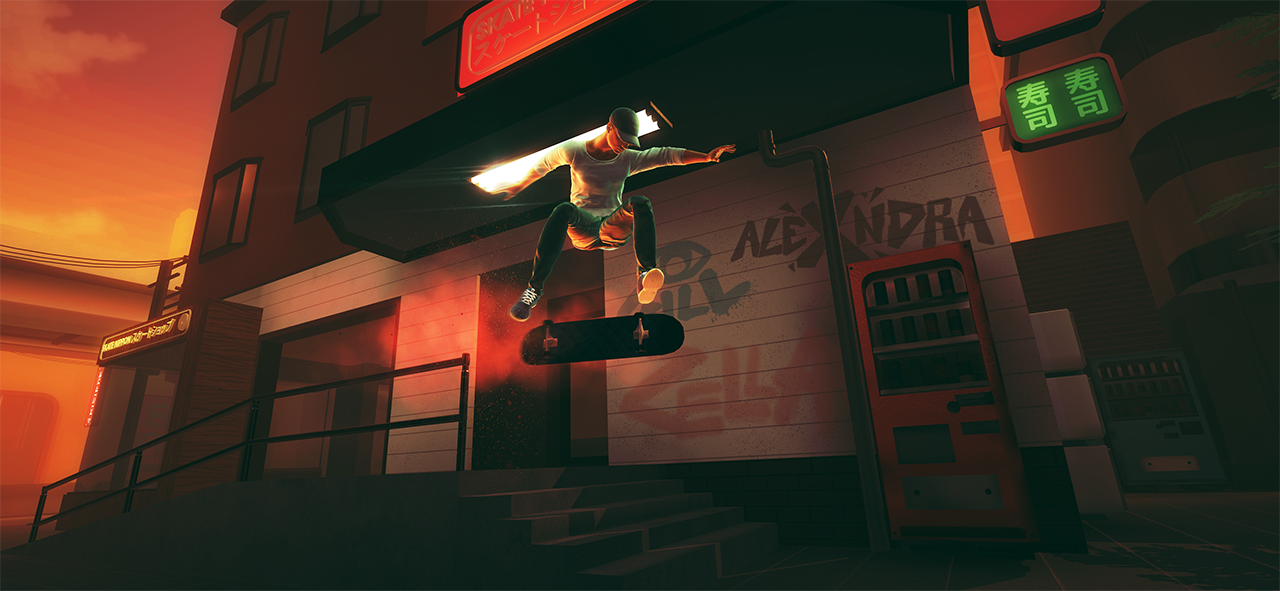 Skate City Update Adds Tokyo City on Apple Arcade
