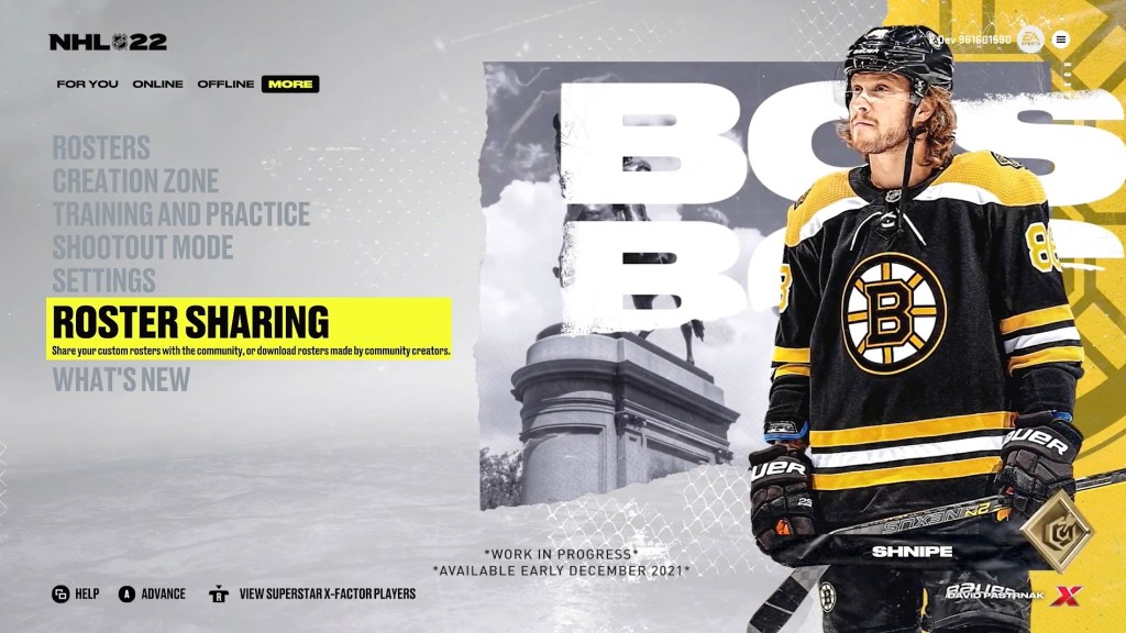 NHL 22 Roster Sharing Coming in December