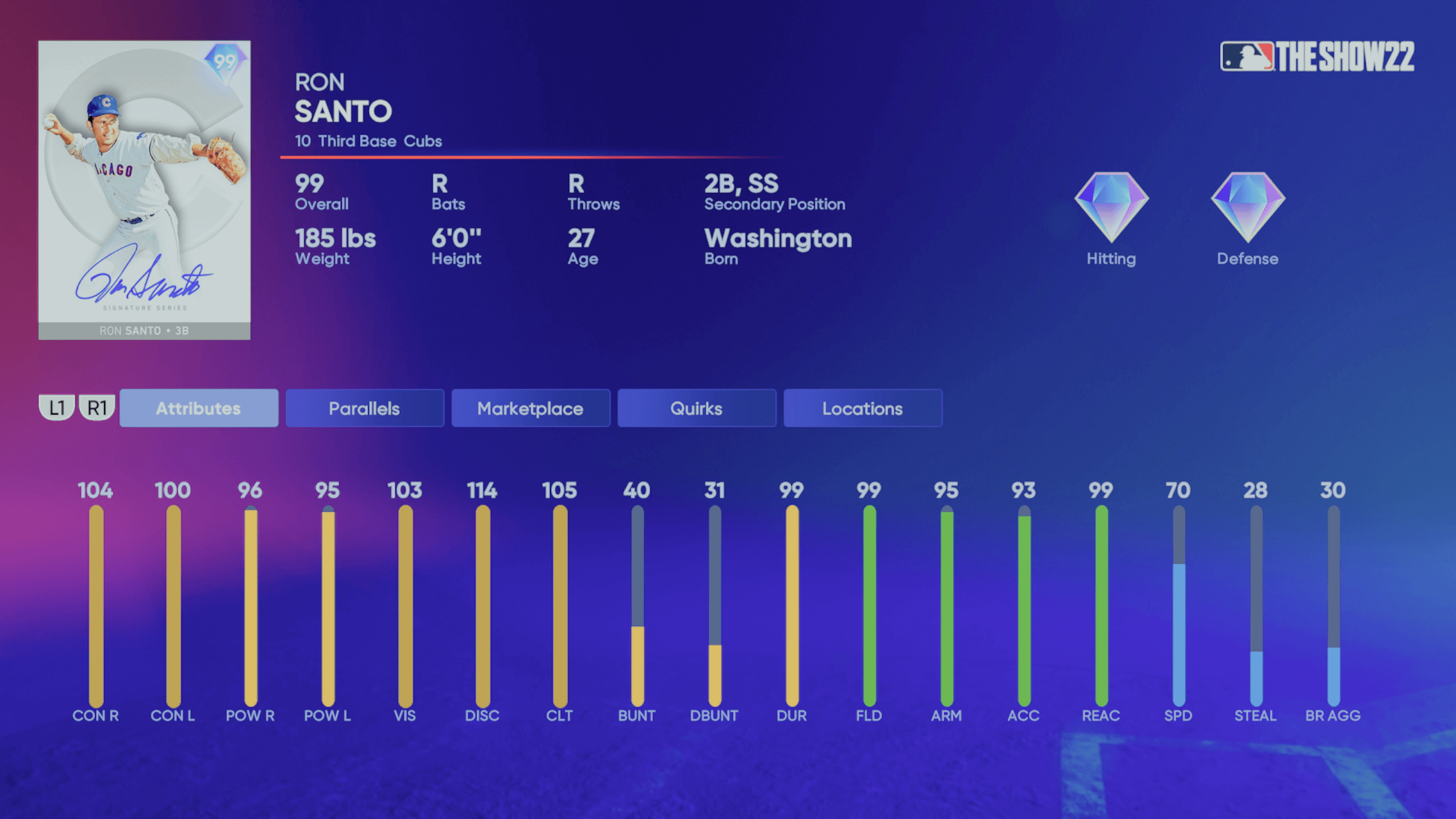 Signature Series Ron Santo - Operation Sports