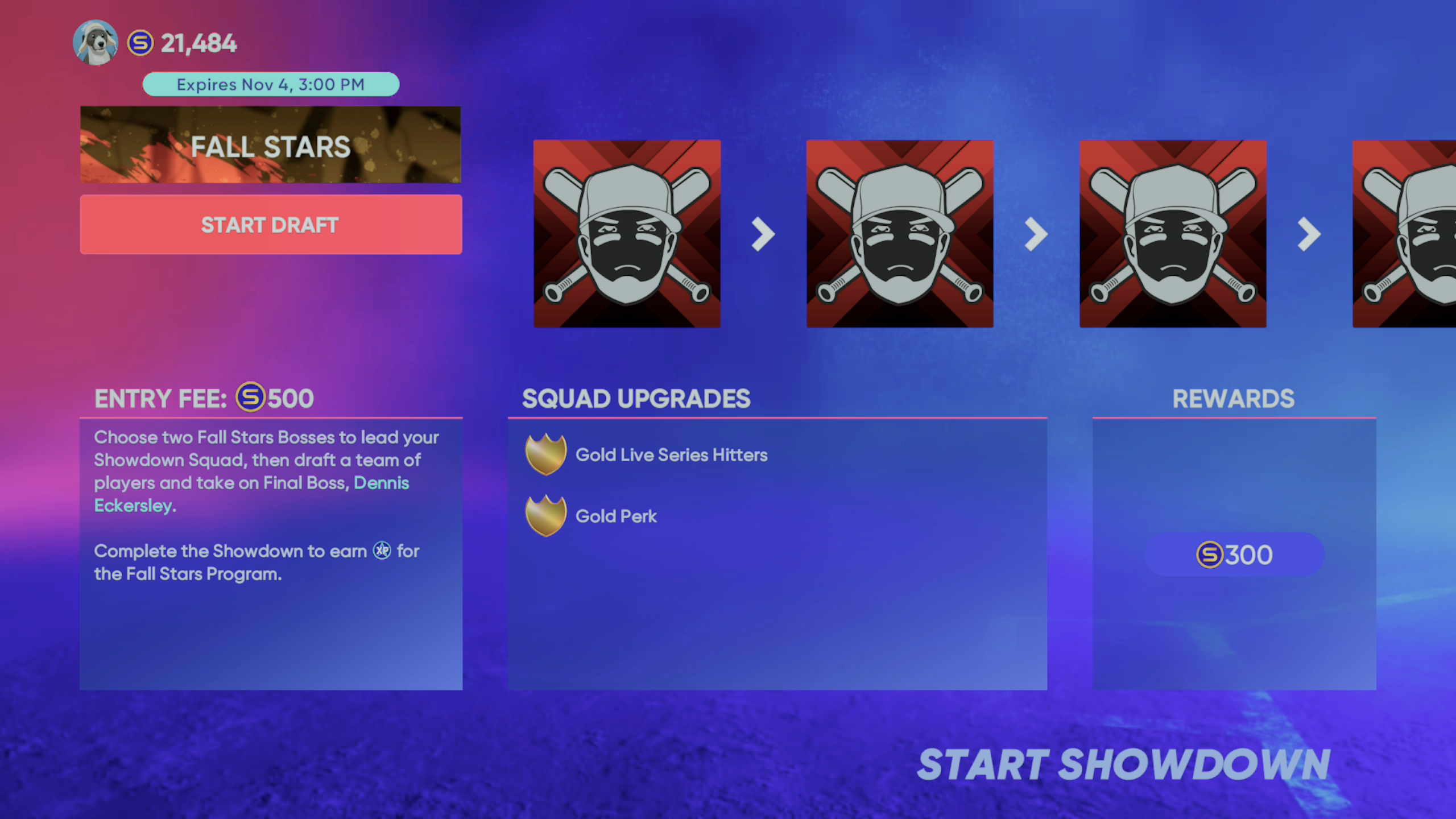 Fall Stars Showdown - Operation Sports