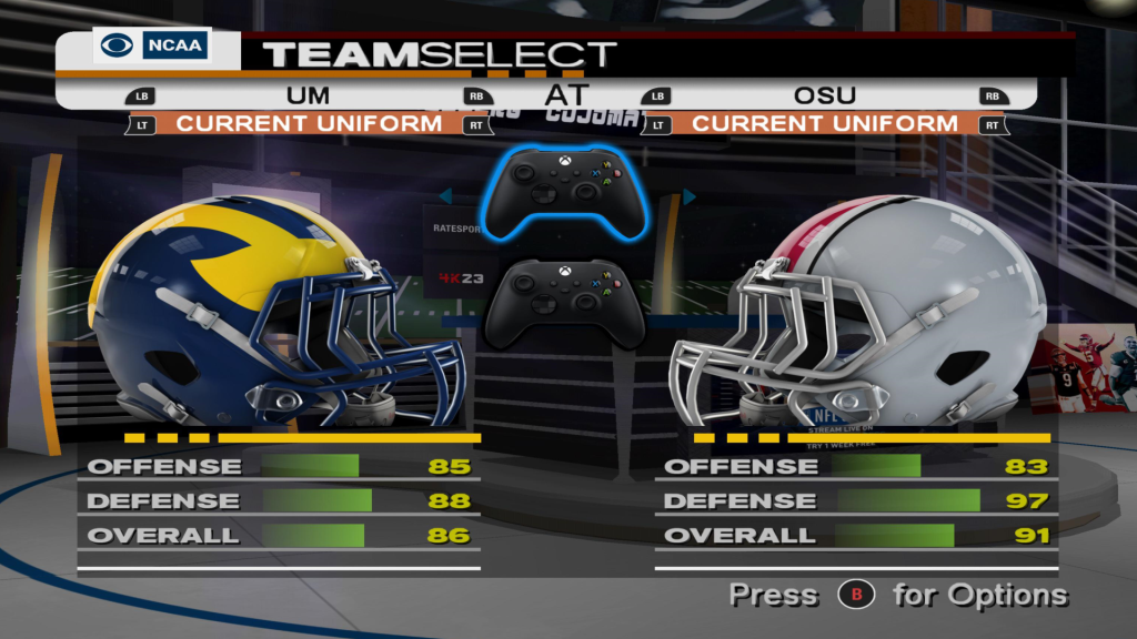 NCAA 2K23 College Football Mod by RateSports - Operation Sports