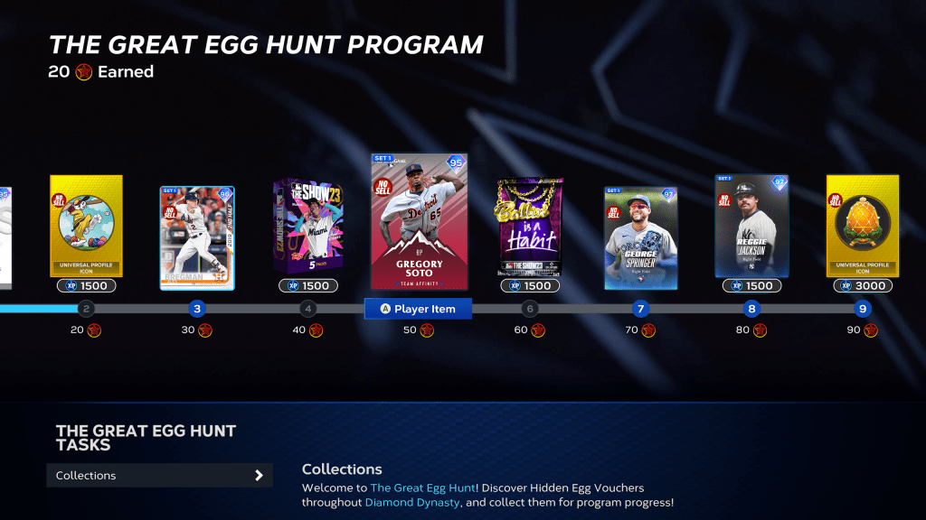 The Great Egg Hunt Hints and Solutions in Diamond Dynasty