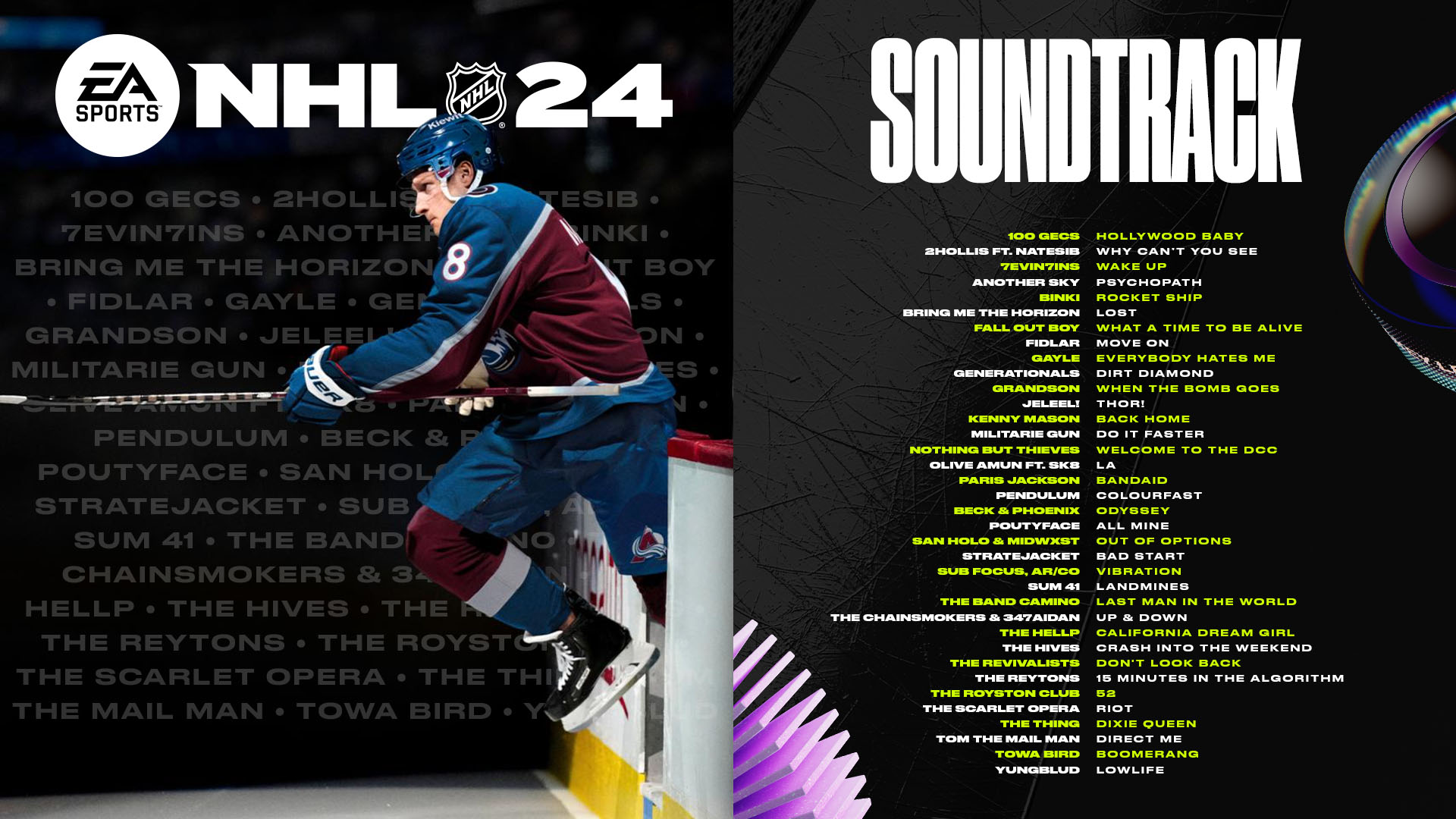 NHL 24 Soundtrack Revealed - Operation Sports