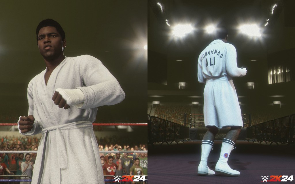 WWE 2K24 Gameplay Trailer Highlights Moments, Match Types, Muhammad Ali