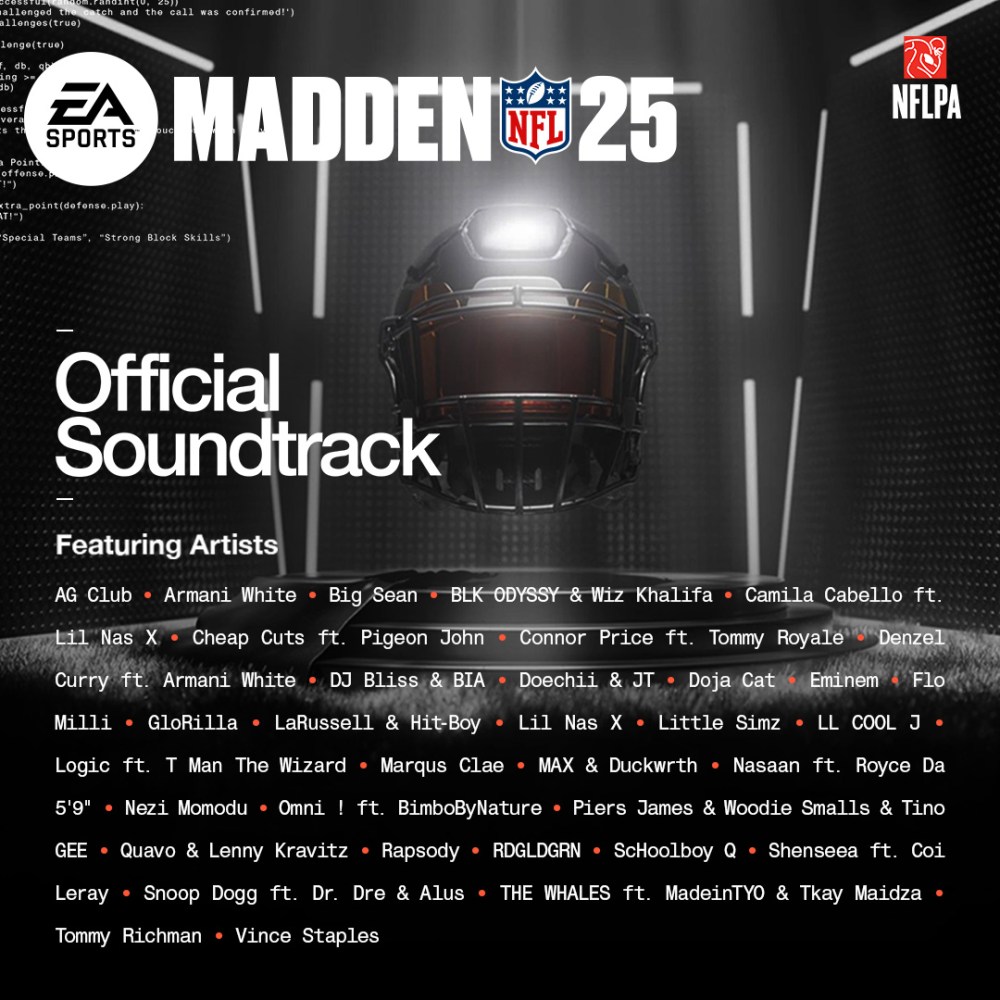 Madden NFL 25 Soundtrack Revealed - Operation Sports