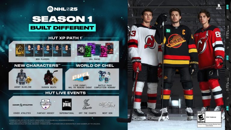 NHL 25 Standard Edition Launch Today - NHL Seasons: Season 1 Begins