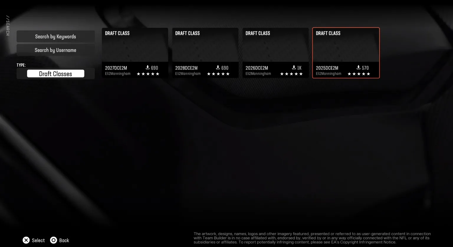 Madden 25 Draft Classes for 2025-2029 NFL Drafts - Operation Sports