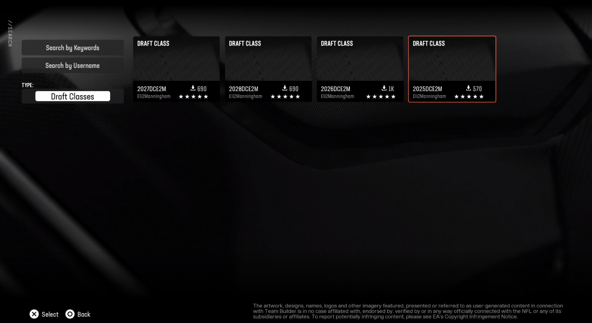 Madden 25 Draft Classes for 2025-2029 NFL Drafts - Operation Sports