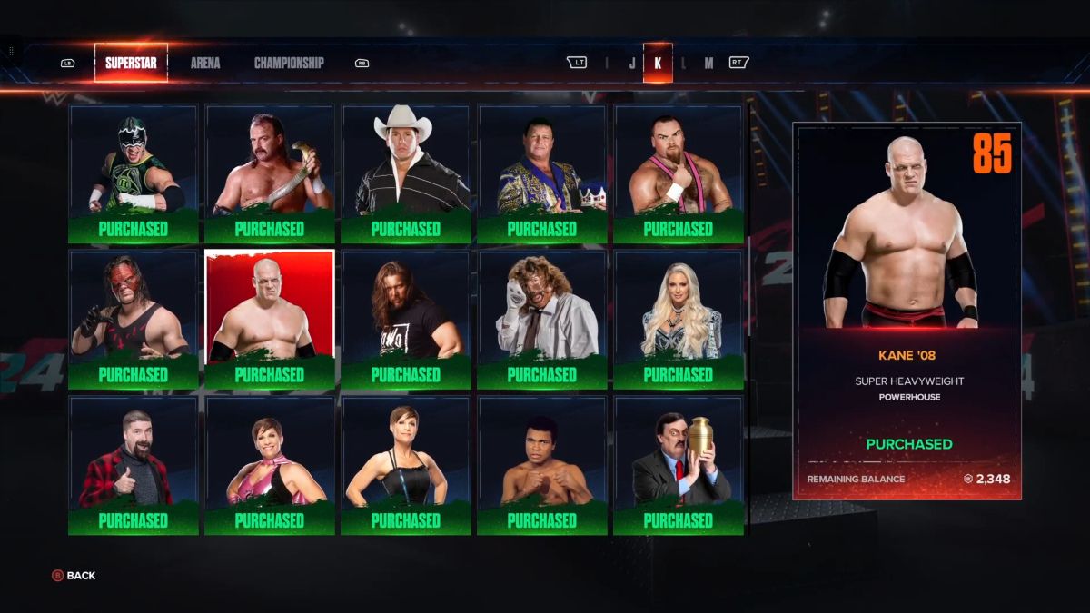WWE 2K24 Store - Operation Sports