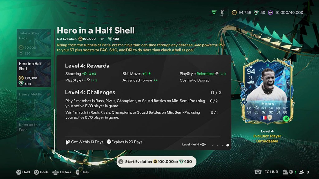 Best Players for the Hero in a Half Shell Evolution in EA FC 25 ...