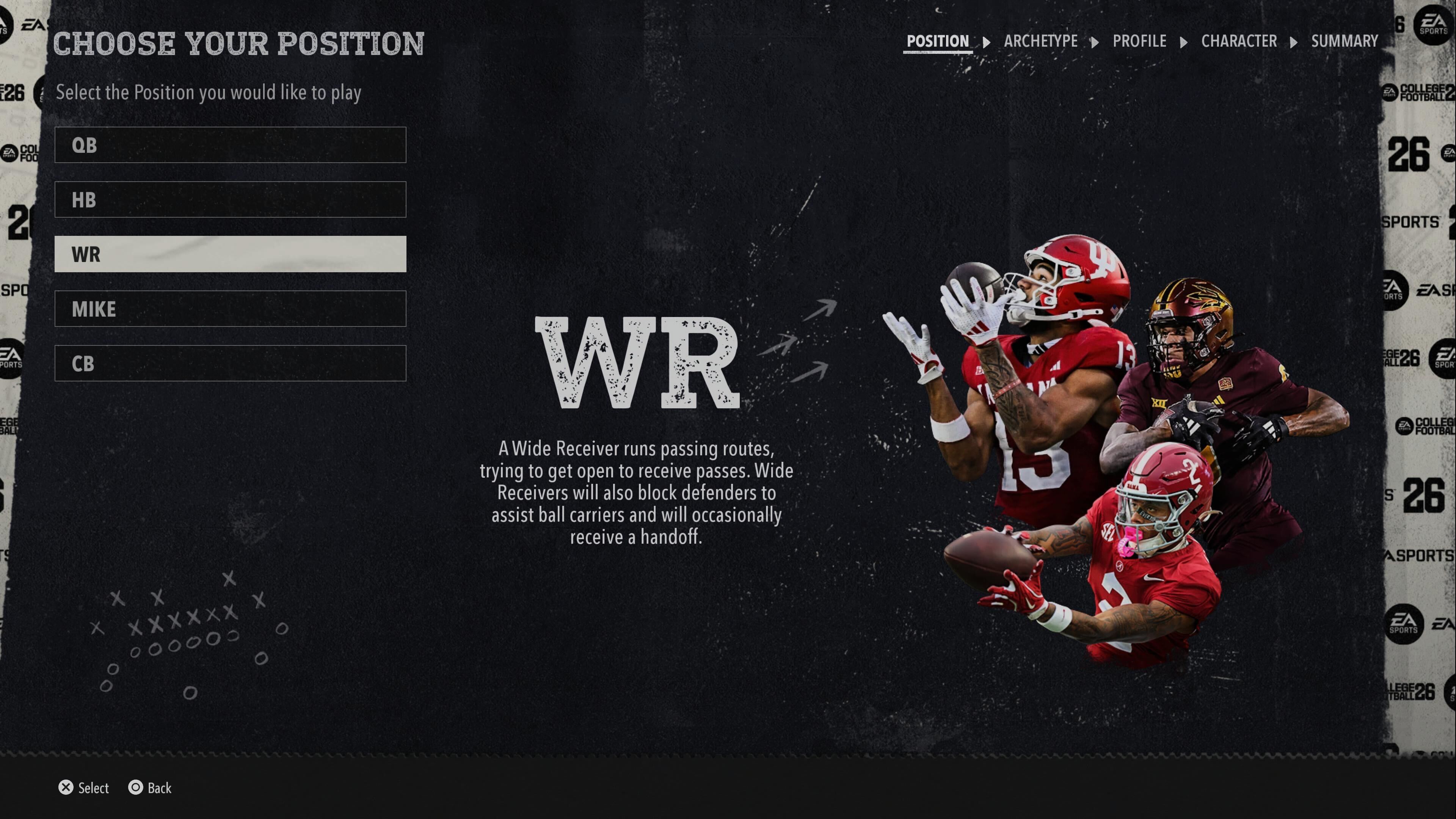 Best WR Archetype in College Football 26 - Operation Sports