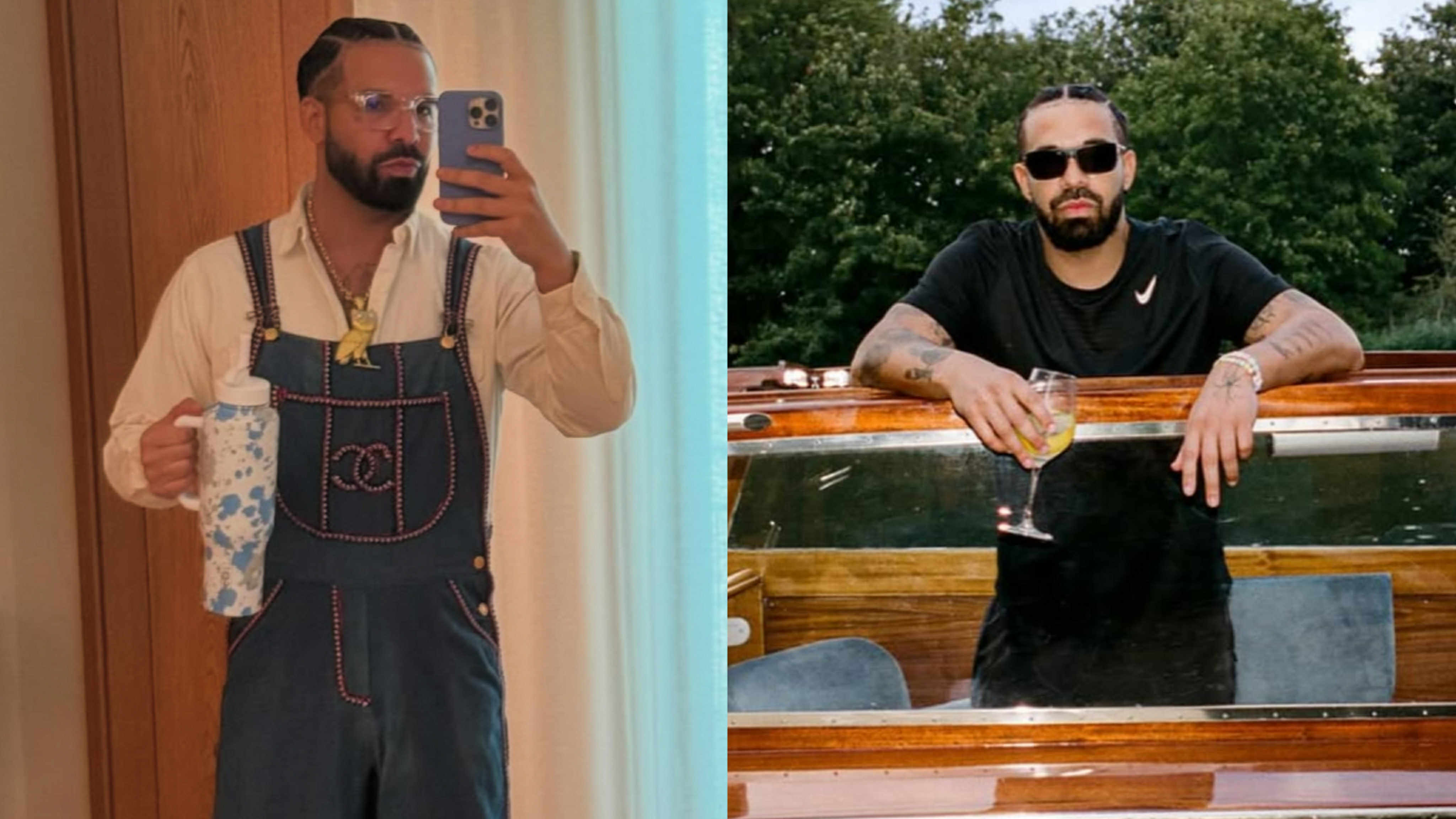 'Chanel Makes Men's Clothing Now?' Fans Roast Drake's Oktoberfest Fit ...