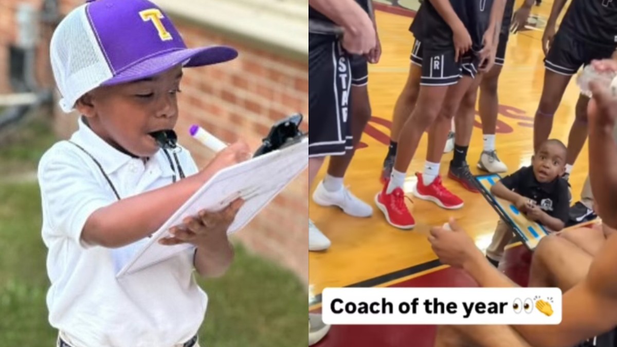 This Adorable Kid Took Over As Coach On The Sideline. Now Social Media ...