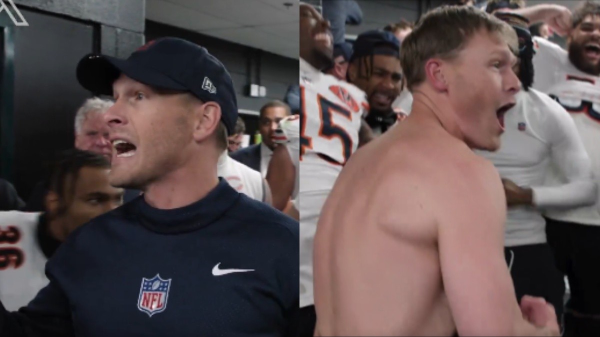 Ben Johnson Went Shirtless In A Wild Locker Room Celebration And Social ...